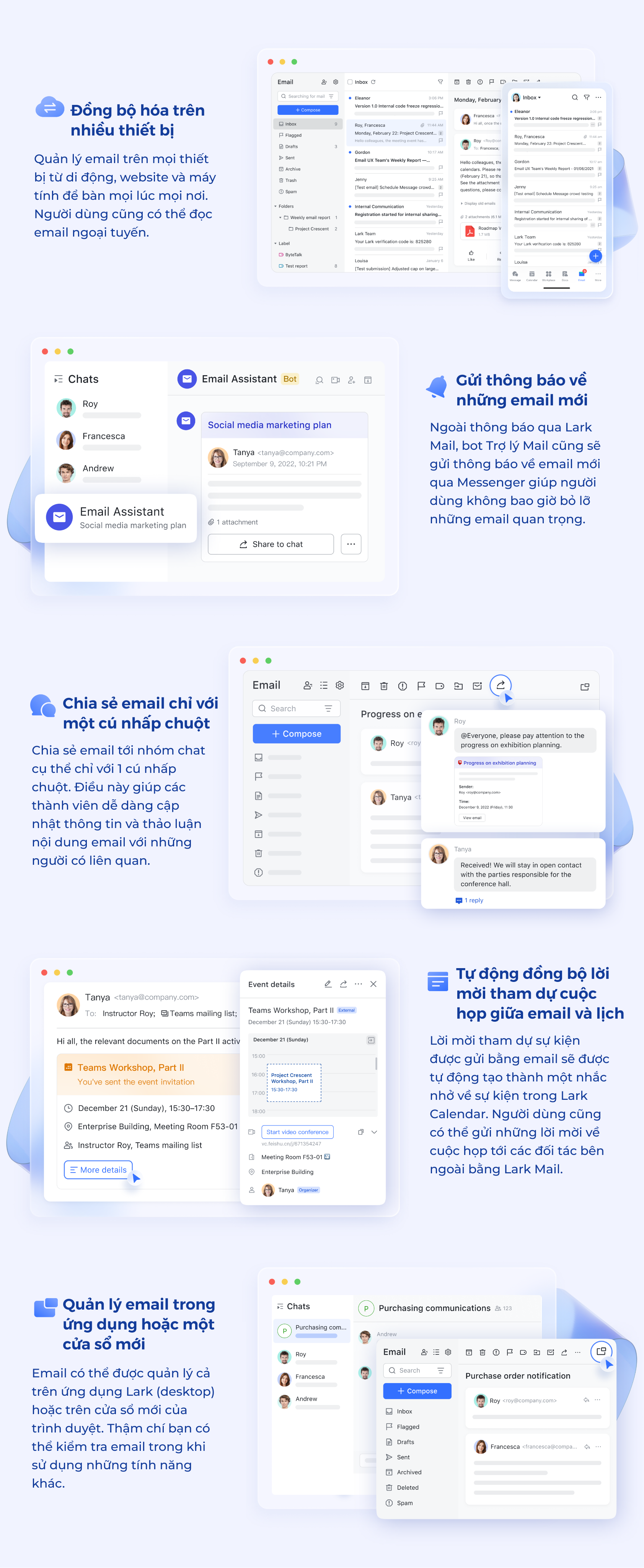 Hướng dẫn đồng bộ hóa dữ liệu từ Gmail và Outlook về Lark Mail